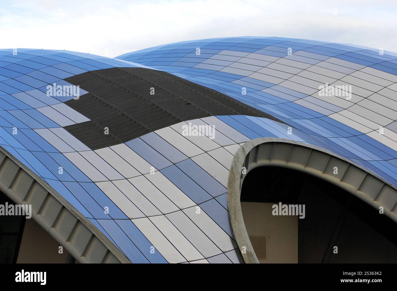 View of the Sage Gateshead music venue, now known as The Glasshouse ...