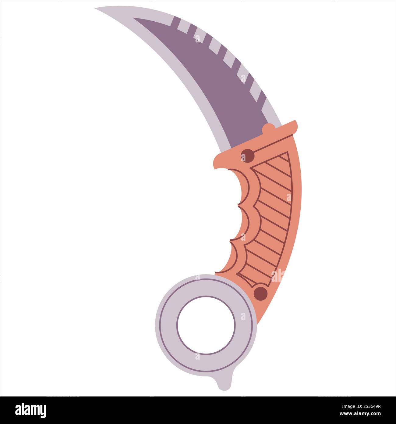 Karambit Indonesia MInangkabau Sumatra traditional weapon wood handle ...