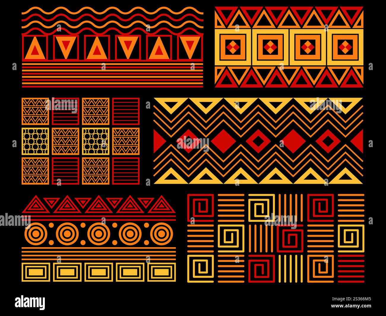 African traditional pattern Africa cultural heritage abstract lines shape geometric tradition ...