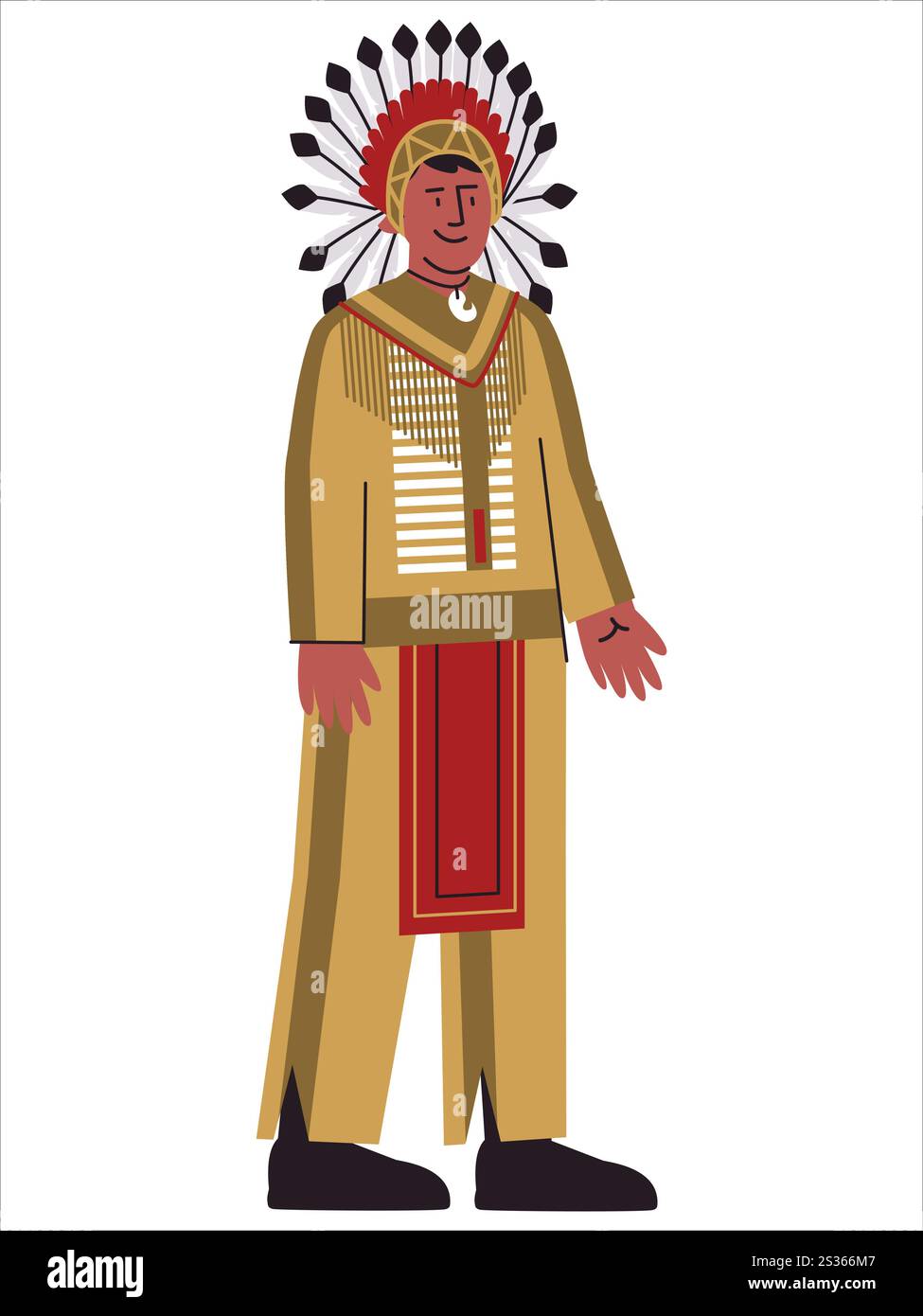 Native American people wearing traditional attire Apache Indian man ...