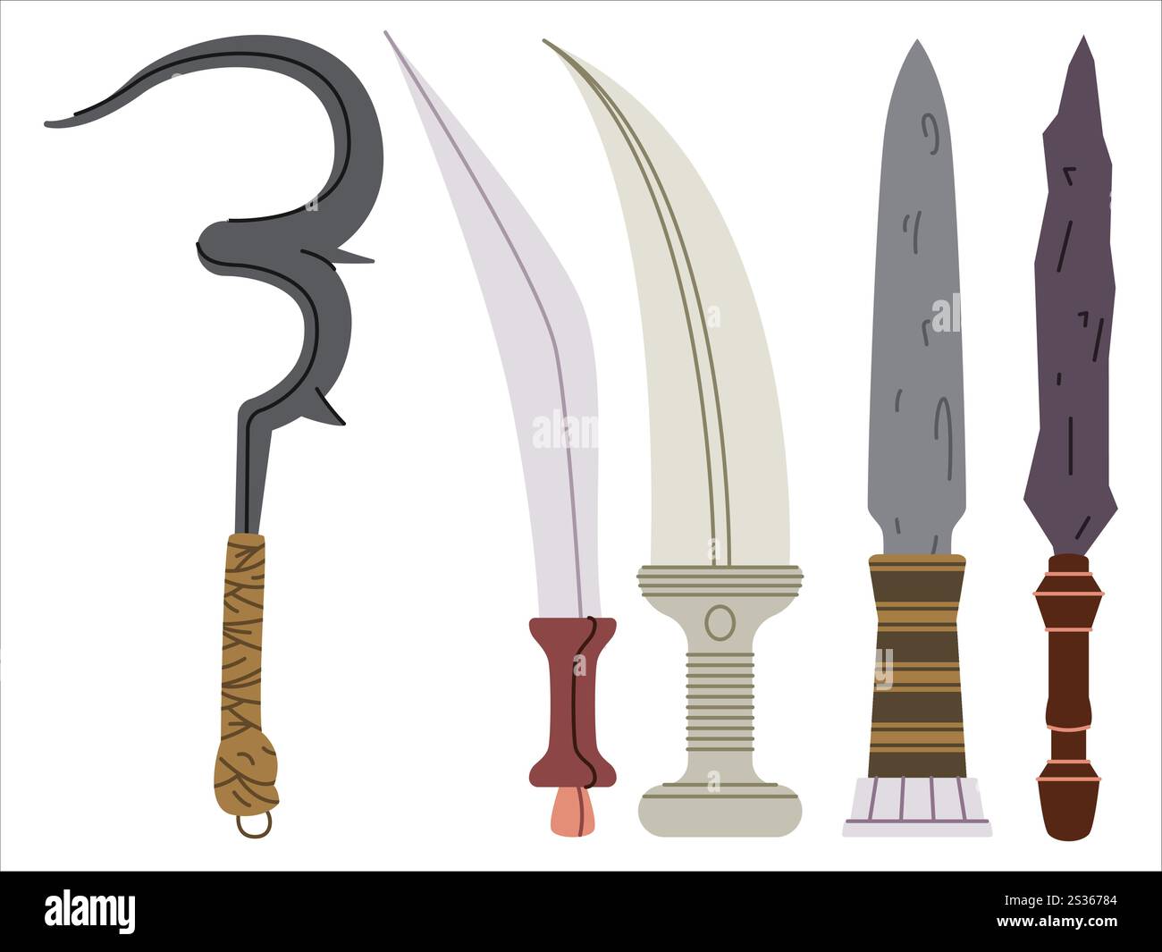 African dagger Stock Vector Images - Alamy