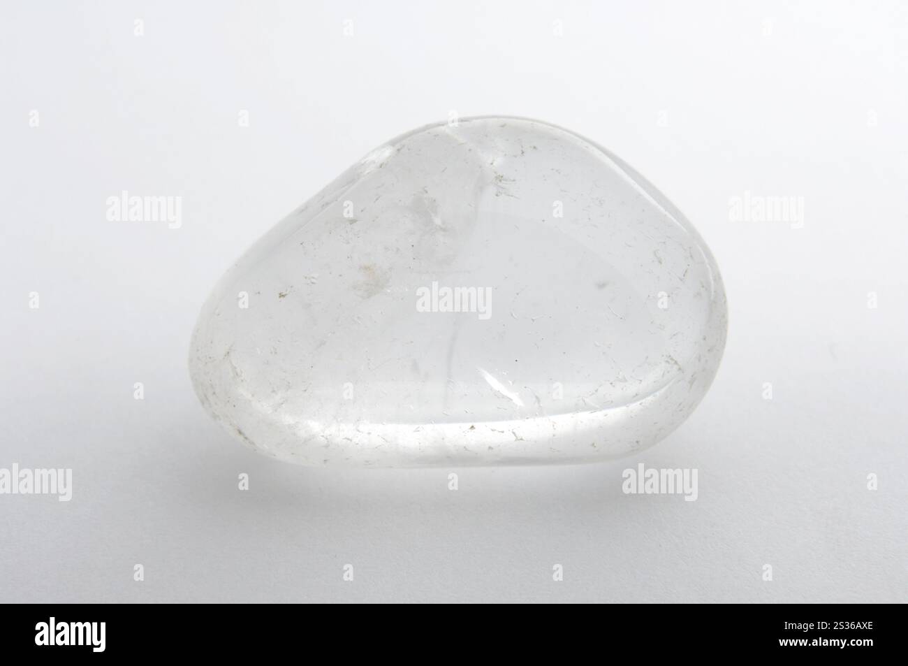 Stock photo of a Clear Crystal Quartz - Curative power gem close-up ...