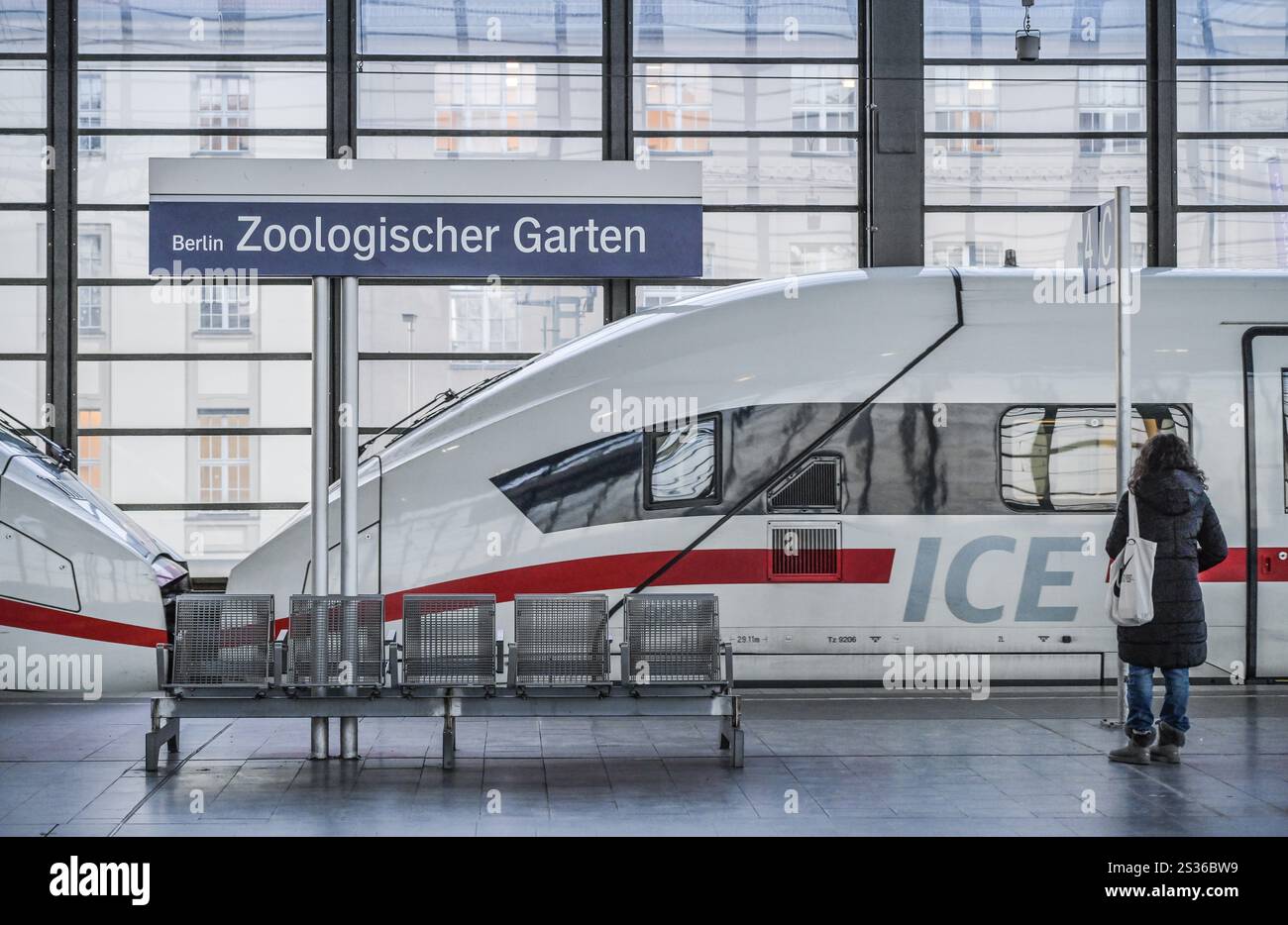 ICE, Bahnhof Zoo, Charlottenburg, Berlin, Germany, Europe Stock Photo ...