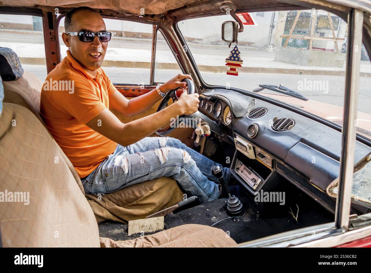 Caribbean drivers hi-res stock photography and images - Alamy