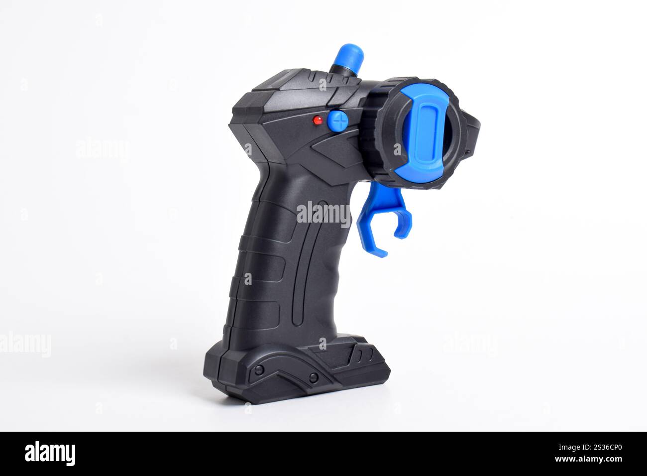 RC Radio Remote Control. Remote control for an RC car isolated on a ...