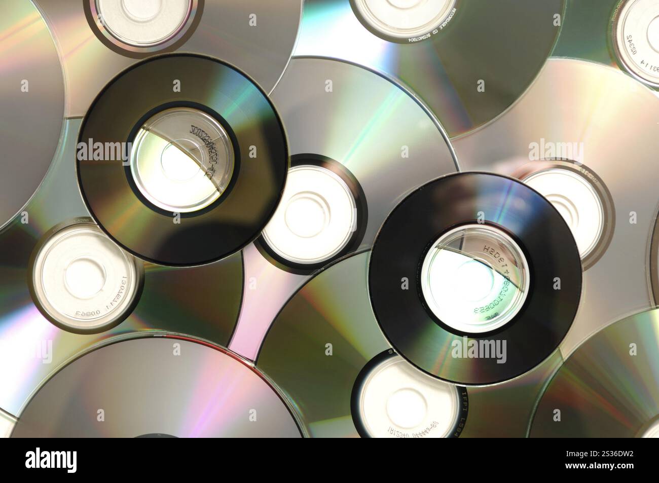 Stock photo of Compact disks abstract background Mass media information ...