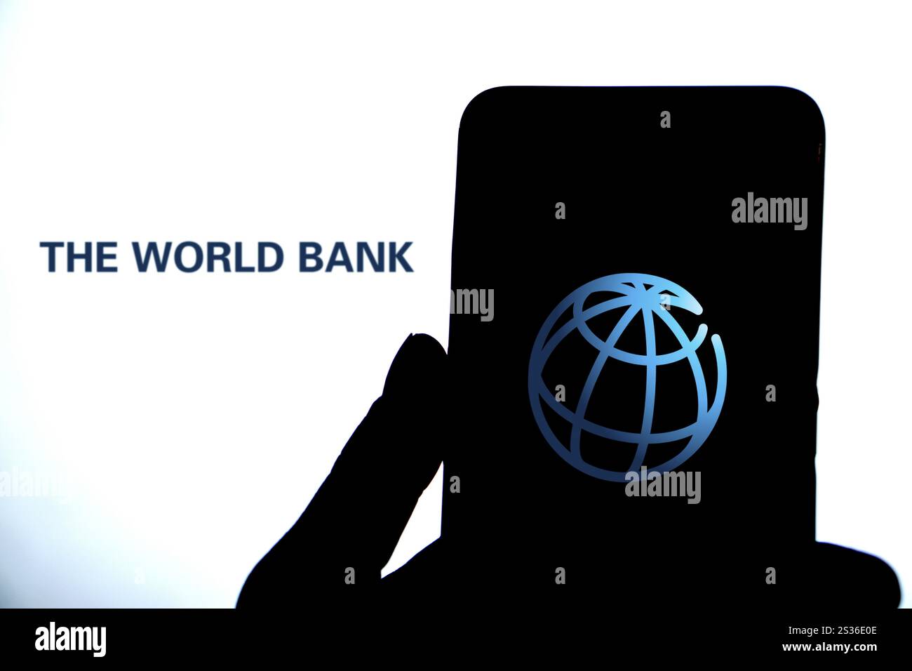 The world bank logo on smartphone Stock Photo - Alamy