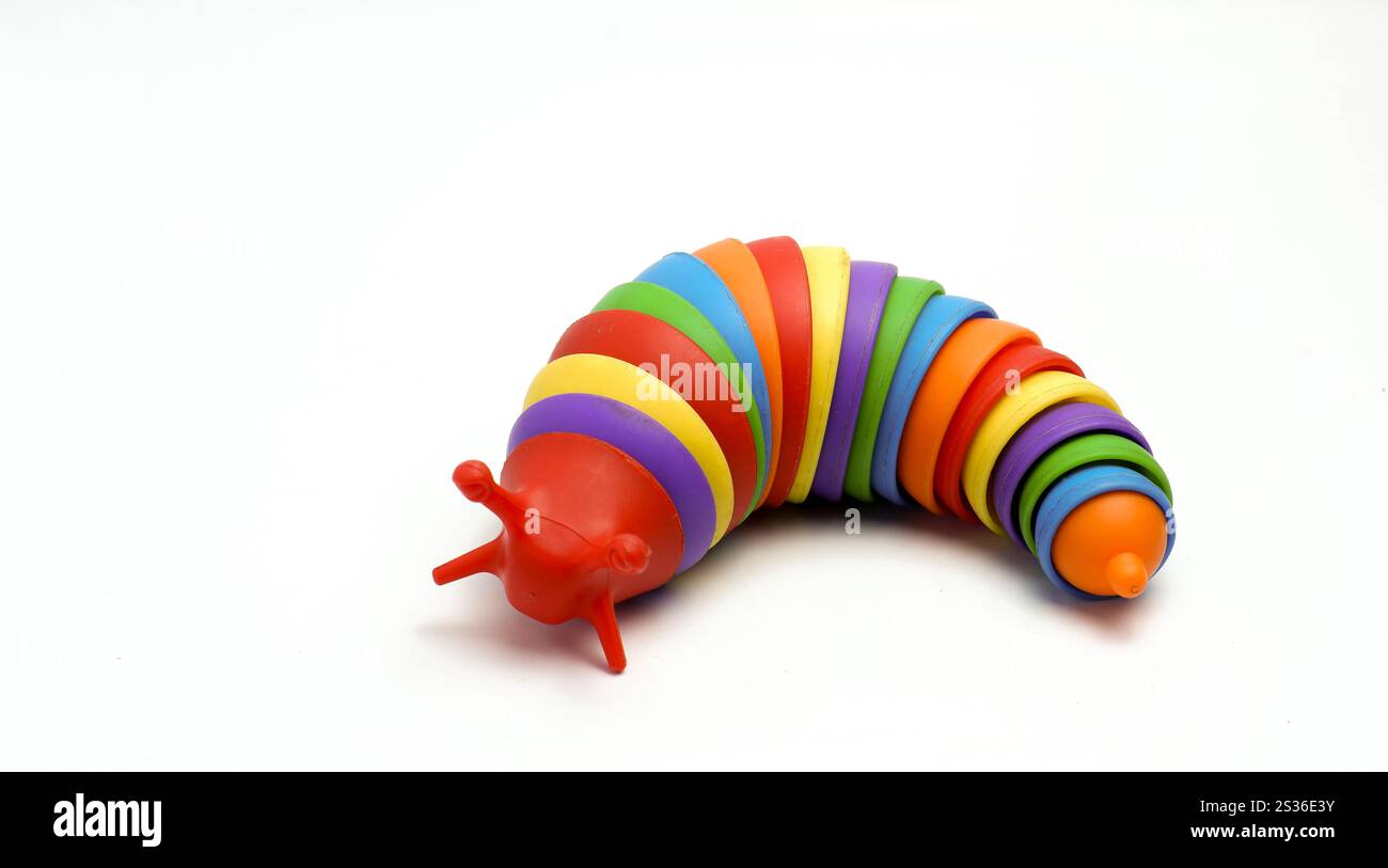 A Colorful Children's Toy In The Shape Of A Snail Animal With An ...