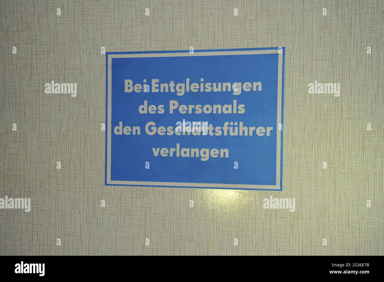 Sign in the former Stasi headquarters in East Berlin Stock Photo - Alamy