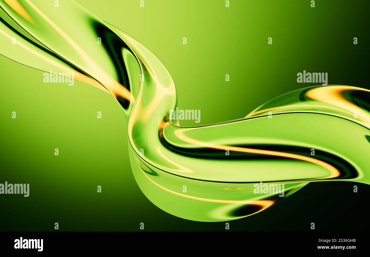 Gradient transparent curve glass 3d hi-res stock photography and images ...