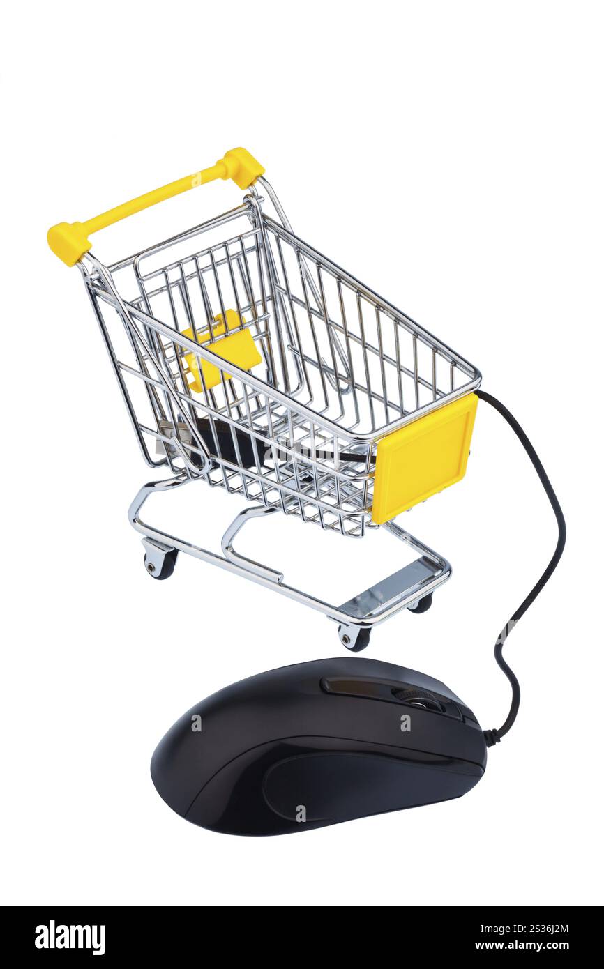 Shopping basket symbols one hi-res stock photography and images - Alamy