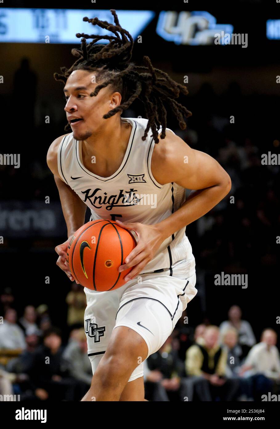 ORLANDO, FL - JANUARY 08: UCF Knights forward Benny Williams (5) during ...