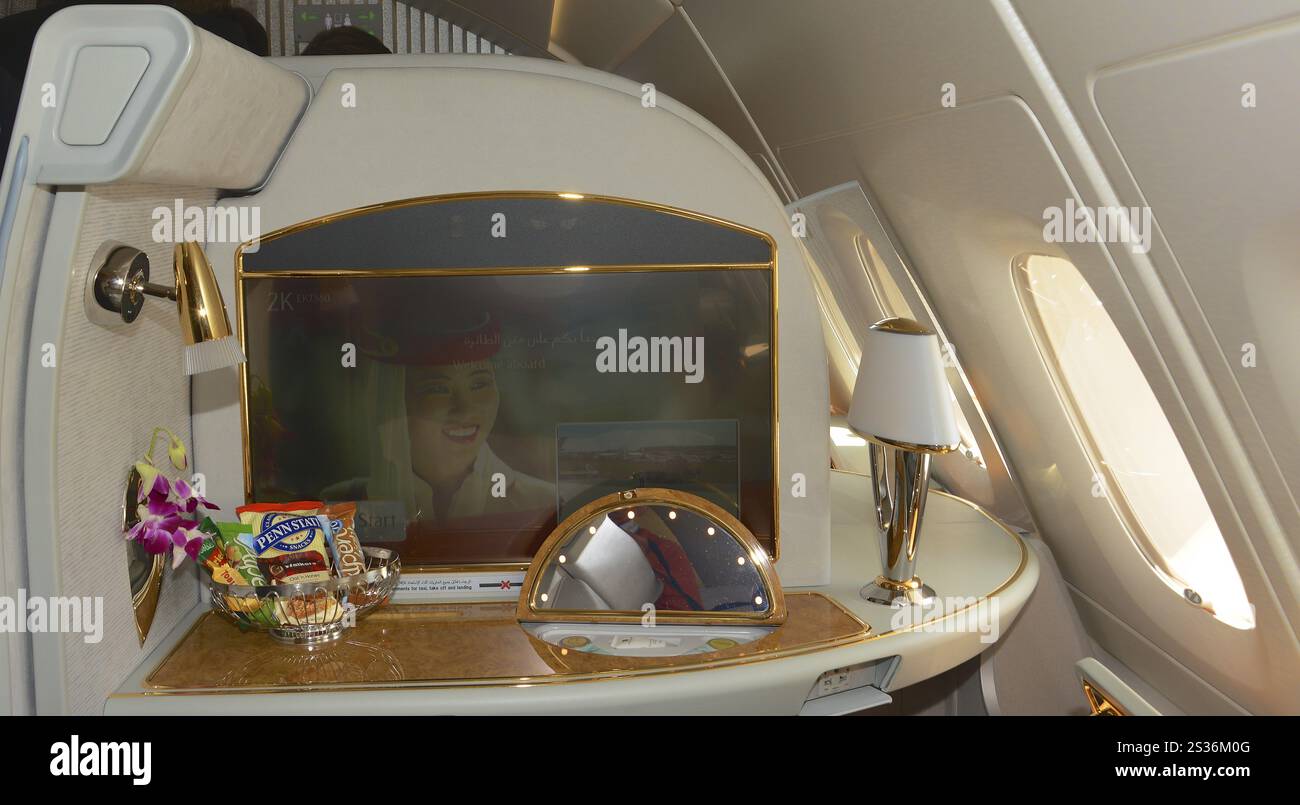 Commercial airbus first class hi-res stock photography and images - Alamy