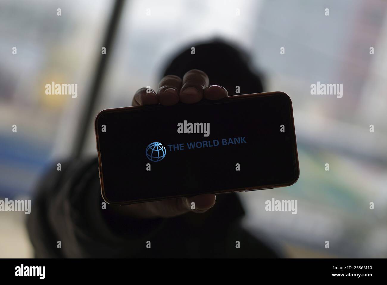 The world bank logo on smartphone Stock Photo - Alamy