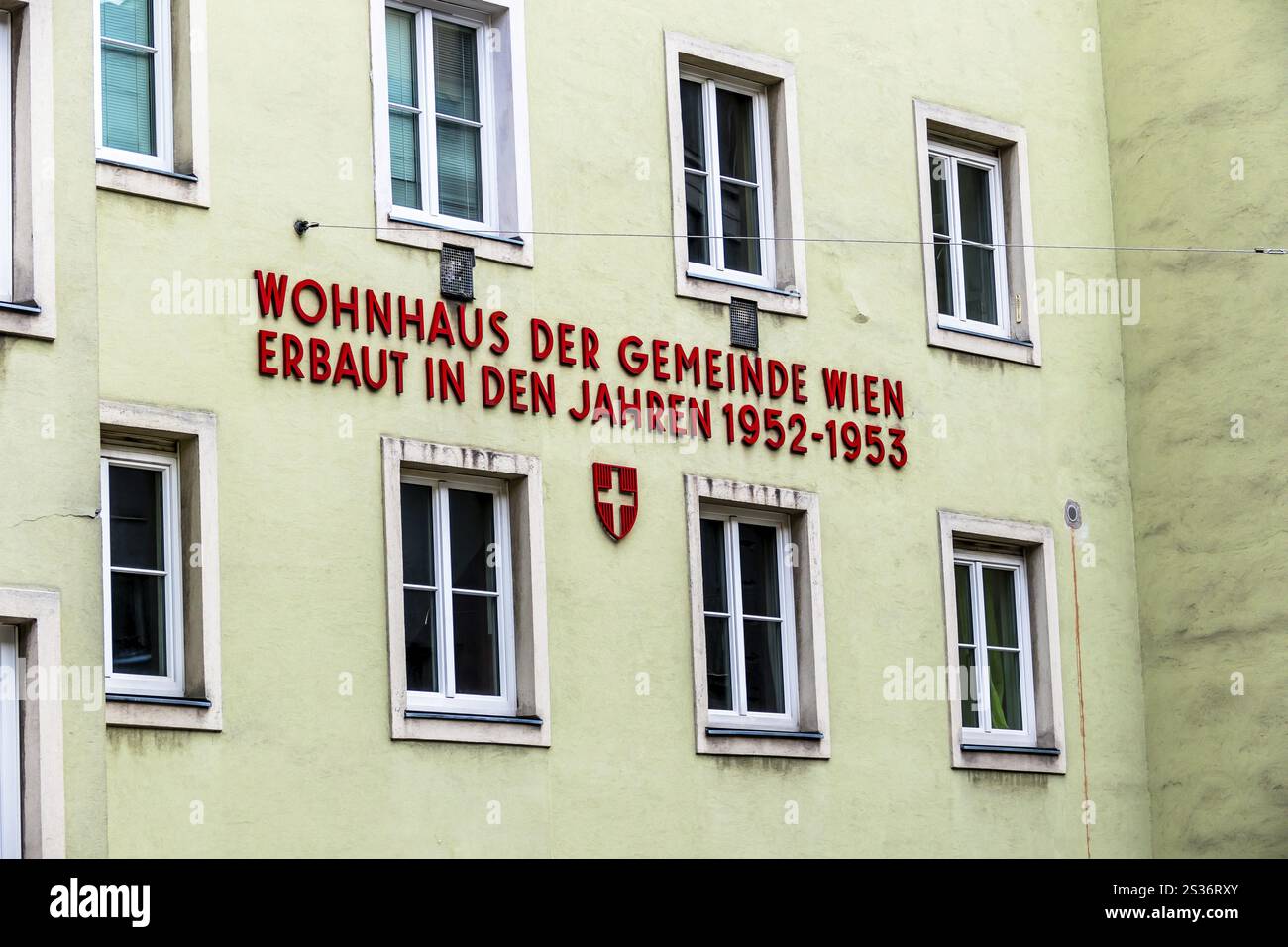 A residential complex in Vienna. Social housing of the municipality of ...