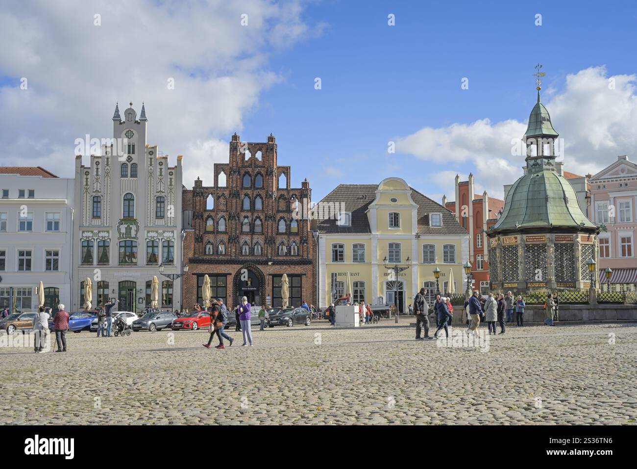 East side of the market square with Alter Schwede, on the right the ...