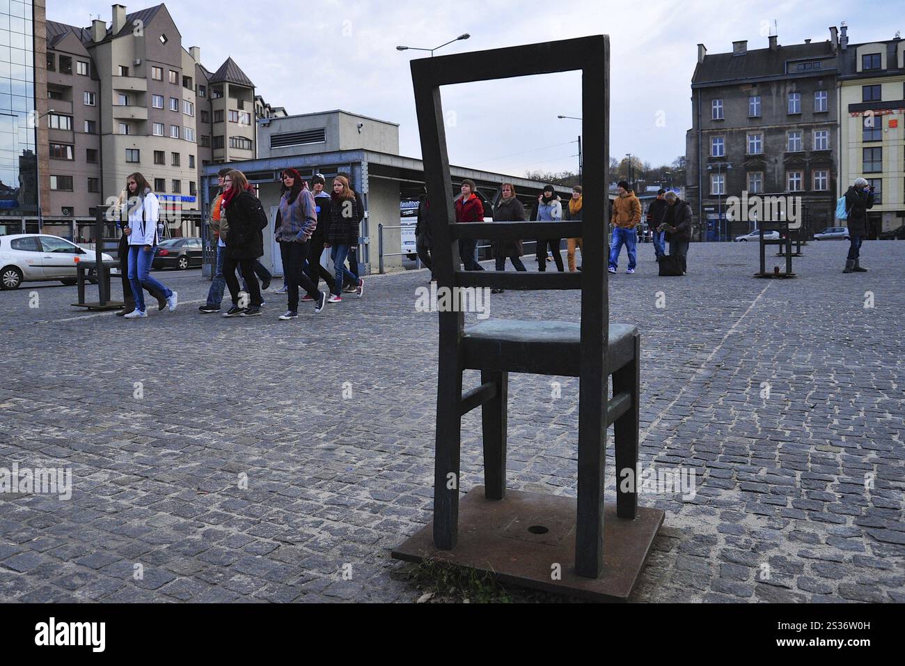 Square of the Heroes of the Ghetto: Plac Bohaterow Getta Stock Photo ...