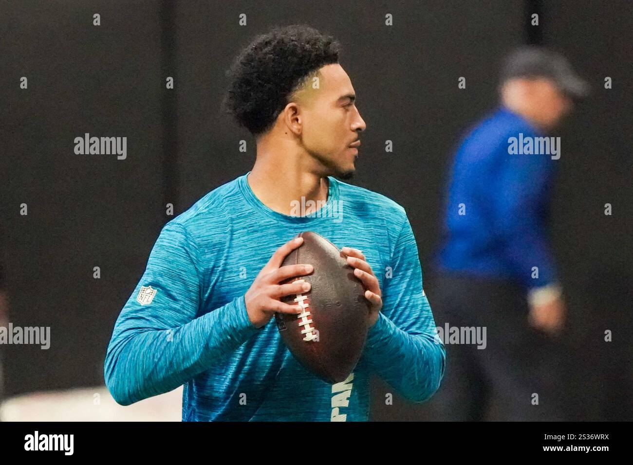Atlanta, Georgia, USA. 5th Jan, 2025. Carolina Panthers quarterback ...