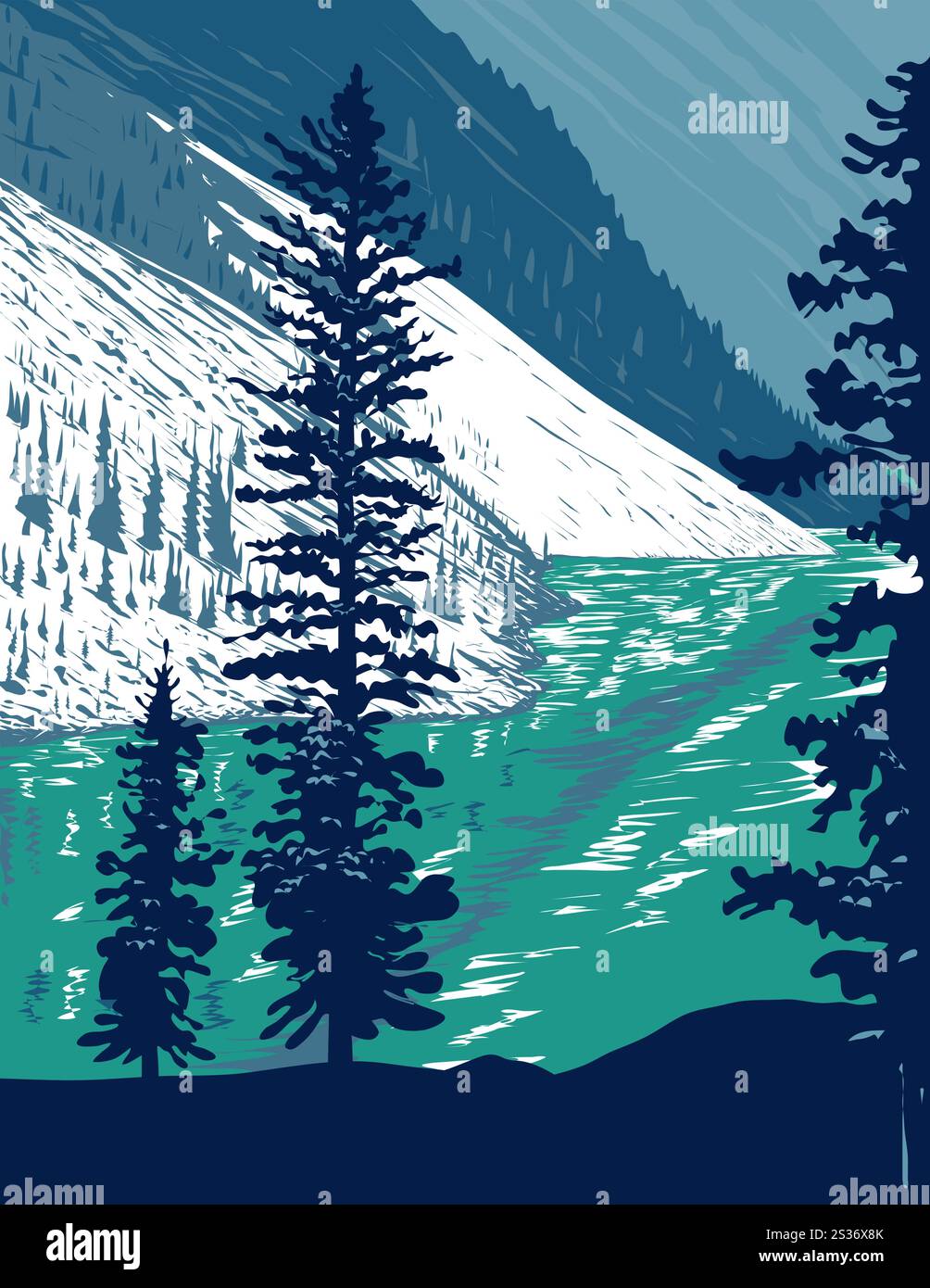 Lake state park in Stock Vector Images - Alamy