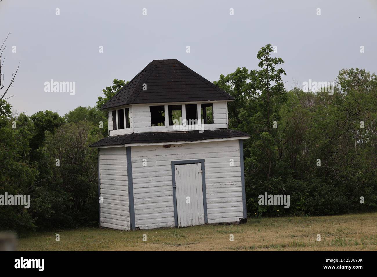 historic church bells in small separate building Stock Photo - Alamy