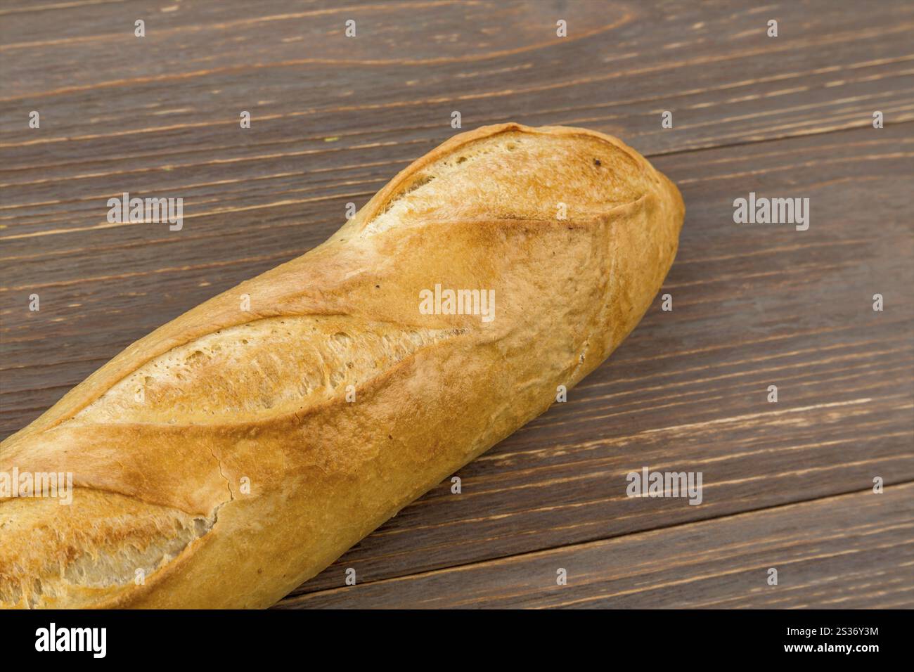 A loaf of fresh white bread. Food from the Austria bakery Stock Photo ...