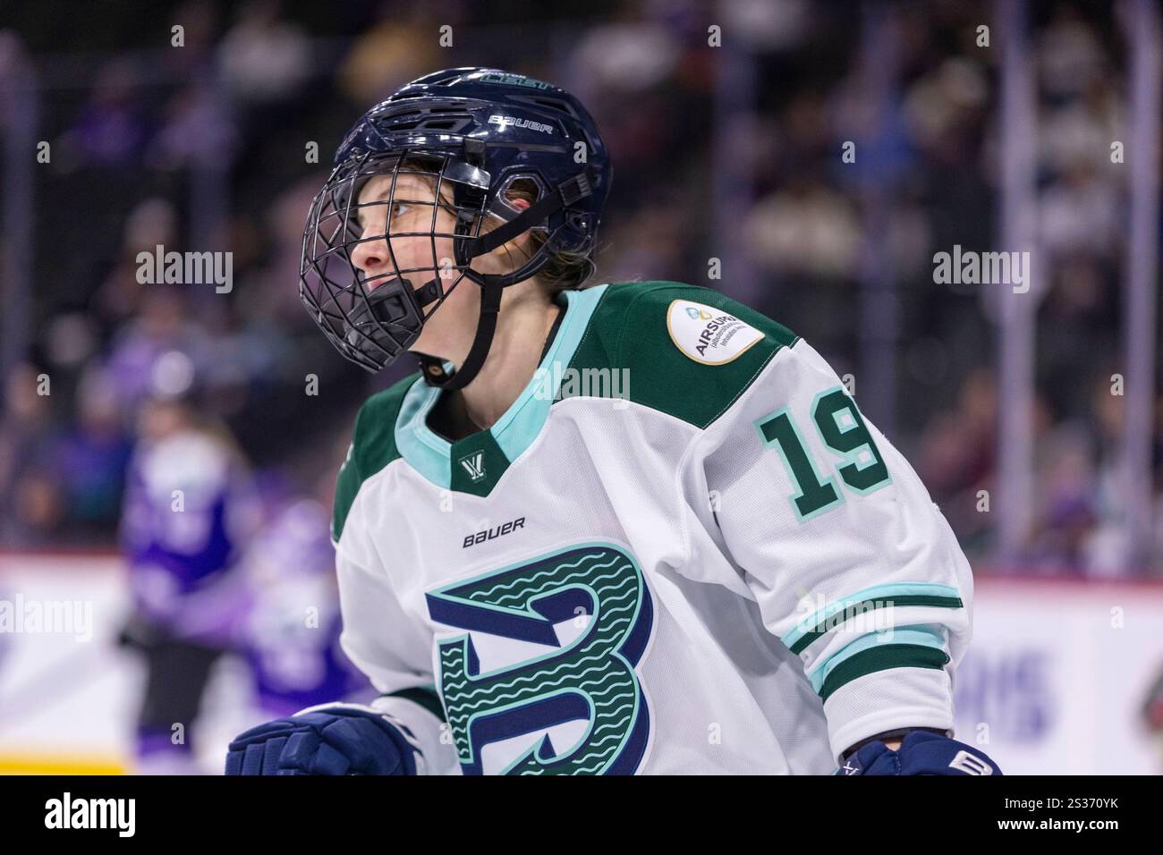 St. Paul, Minnesota, USA. 8th Jan, 2025. Boston Fleet forward HANNAH ...