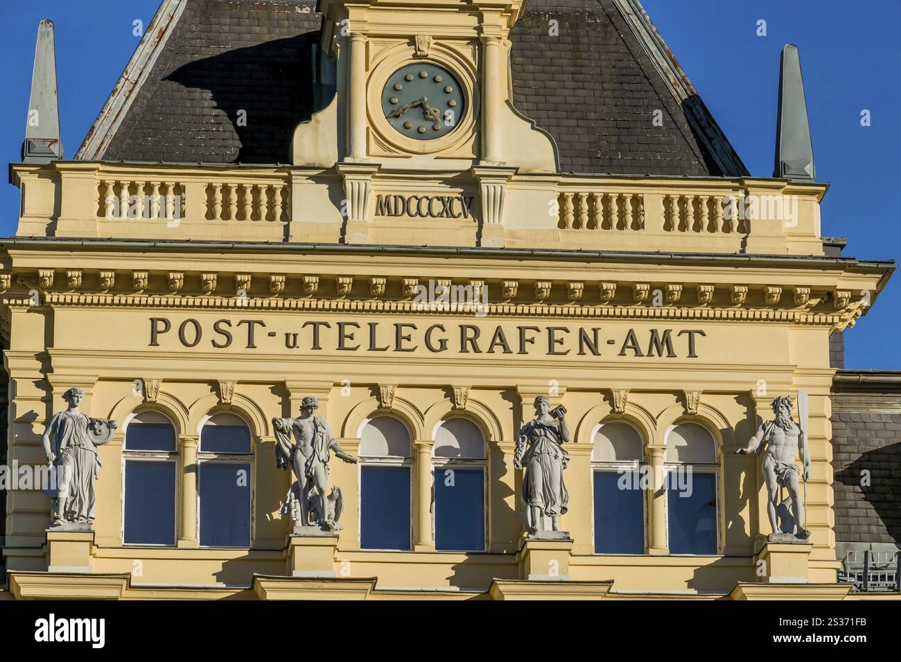 Austria, Bad Ischl, Post office. The Austrian Post and Telegraph Office ...