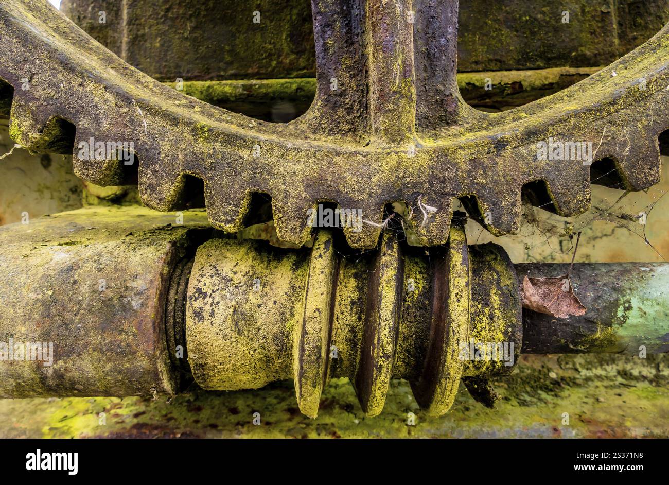 Rusty cogwheel, symbol of decay, damage, transience Austria Stock Photo ...
