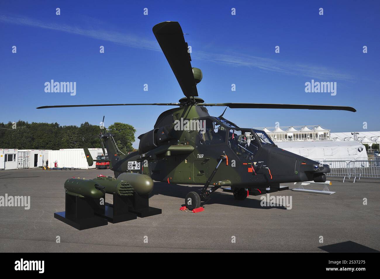 Eurocopter Tiger UHT at the ILA in Berlin-Brandenburg Stock Photo - Alamy