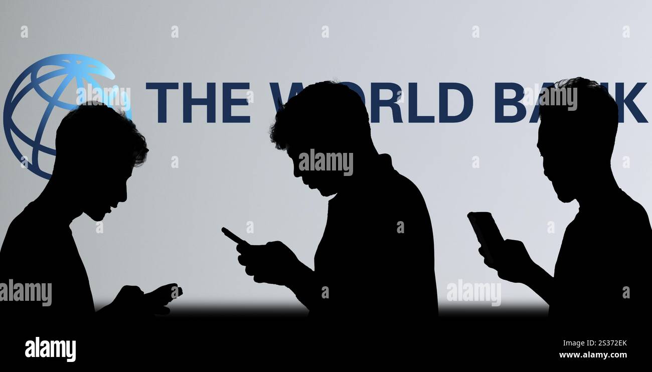 The world bank logo on smartphone Stock Photo - Alamy
