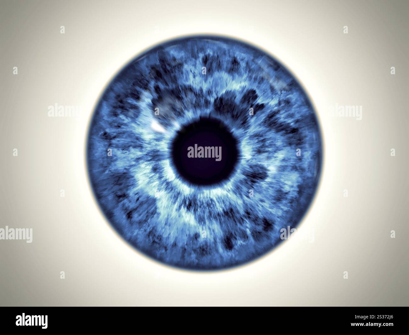 An illustration of a beautiful blue eye iris texture Stock Photo - Alamy