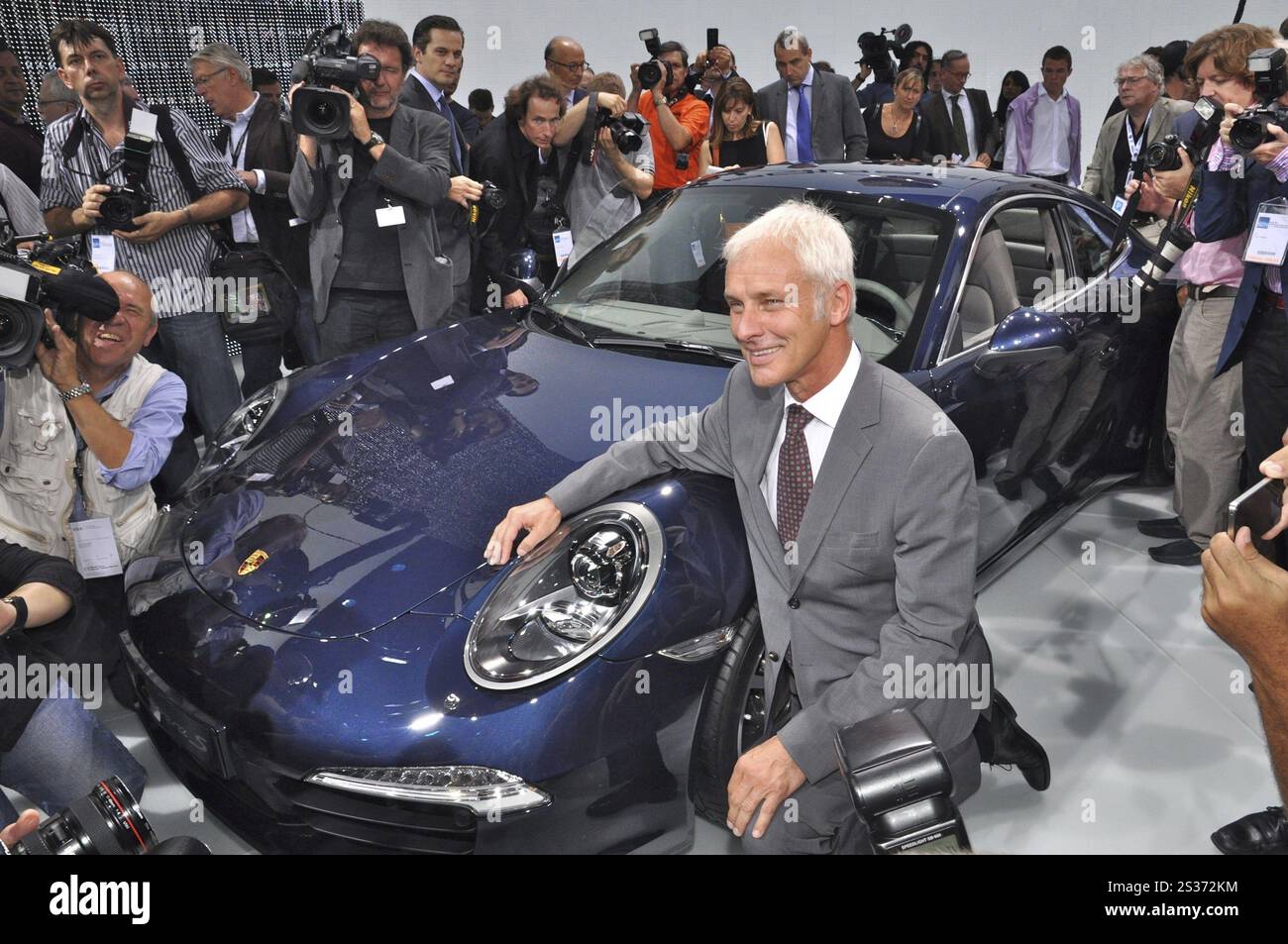 Matthias Mueller Chairman of the Executive Board of Porsche Stock Photo ...