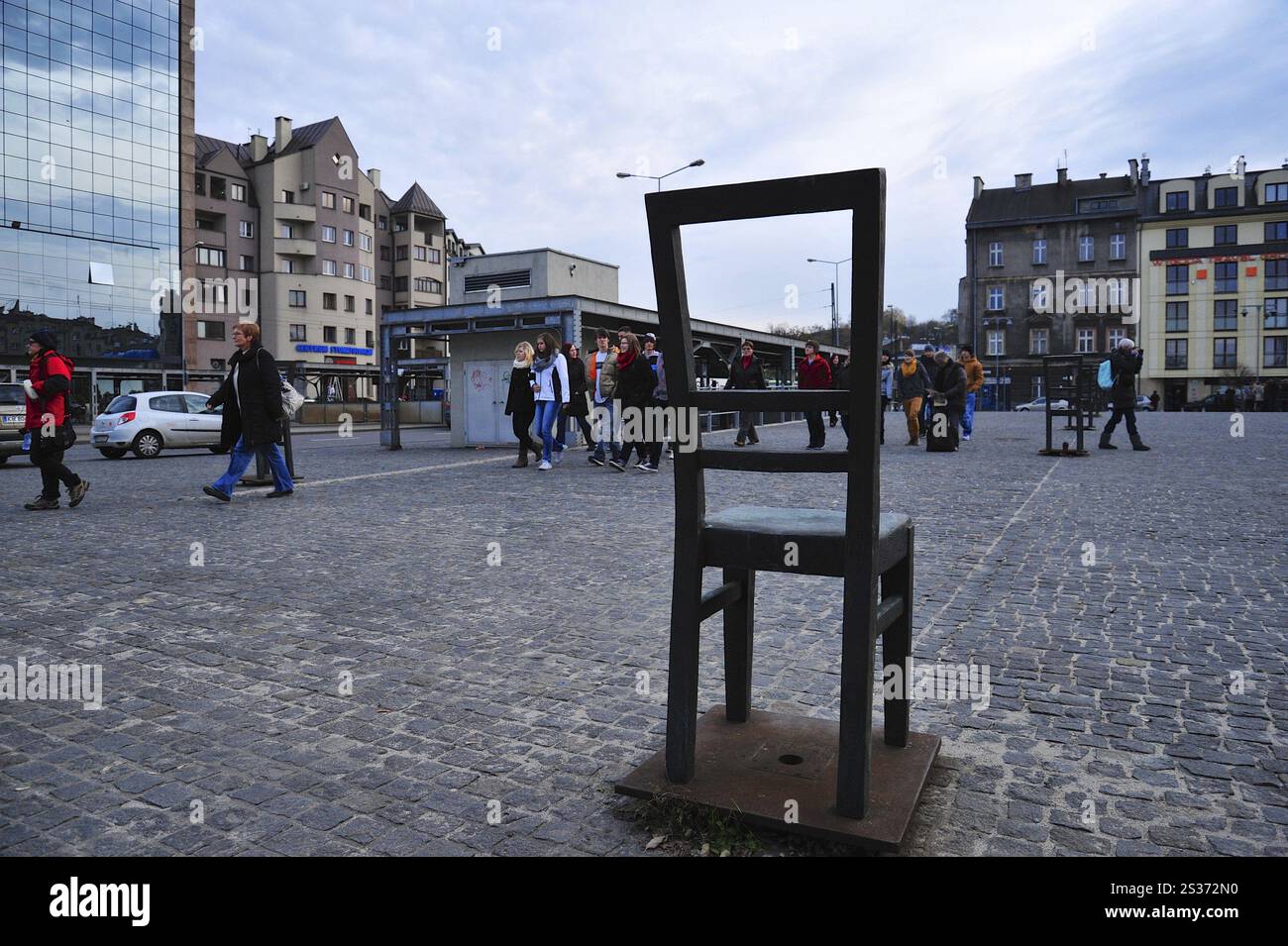 Square of the Heroes of the Ghetto: Plac Bohaterow Getta Stock Photo ...