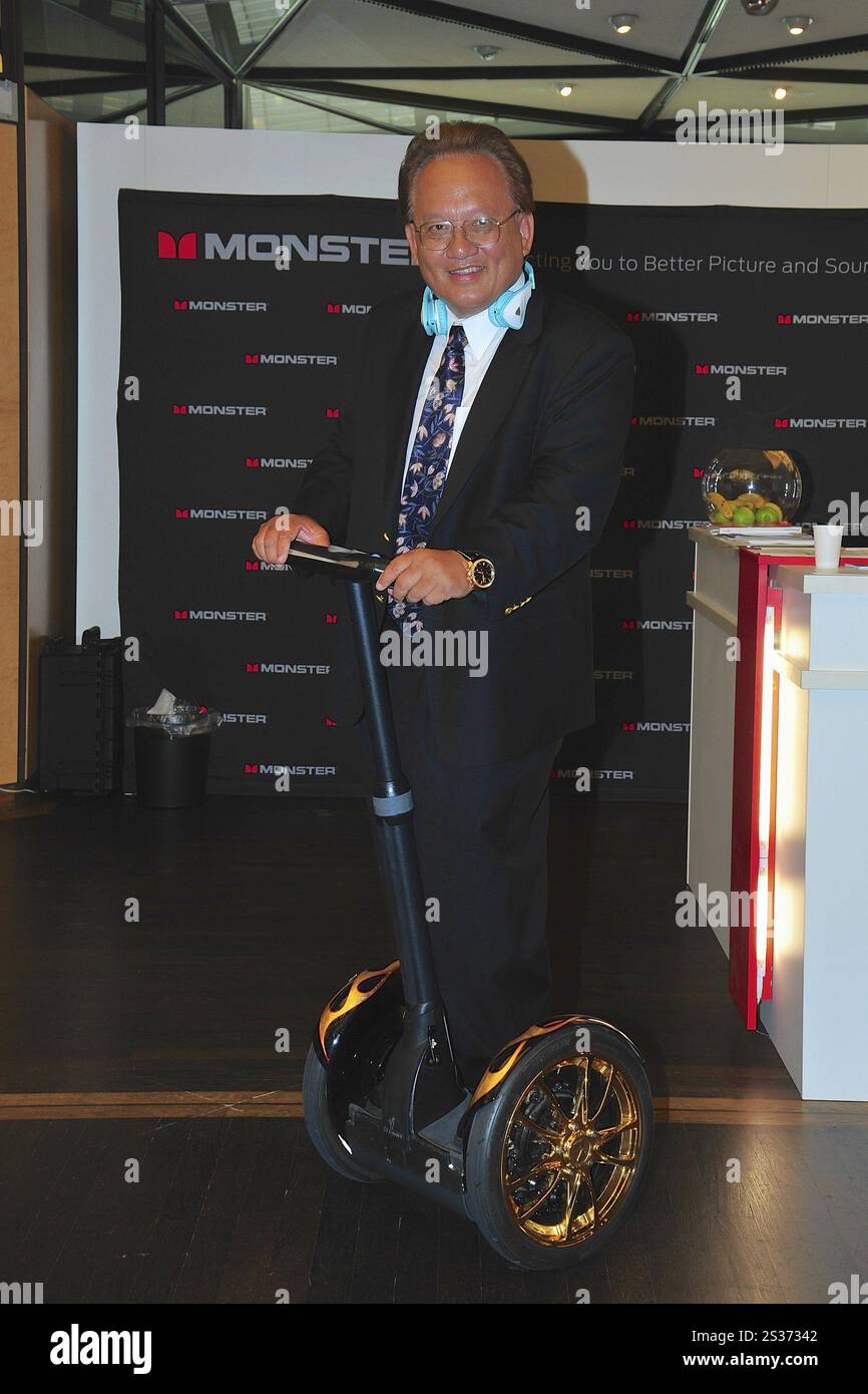 Monster boss Noel Lee presents his new Monster DNA headphones at IFA ...