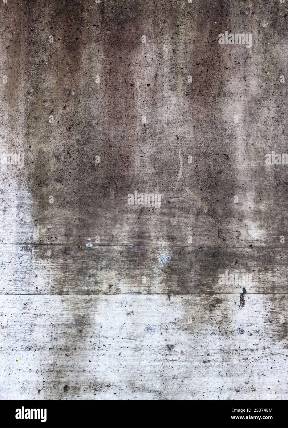 Grey wall with discolouration, symbol of decay, change Austria Stock ...