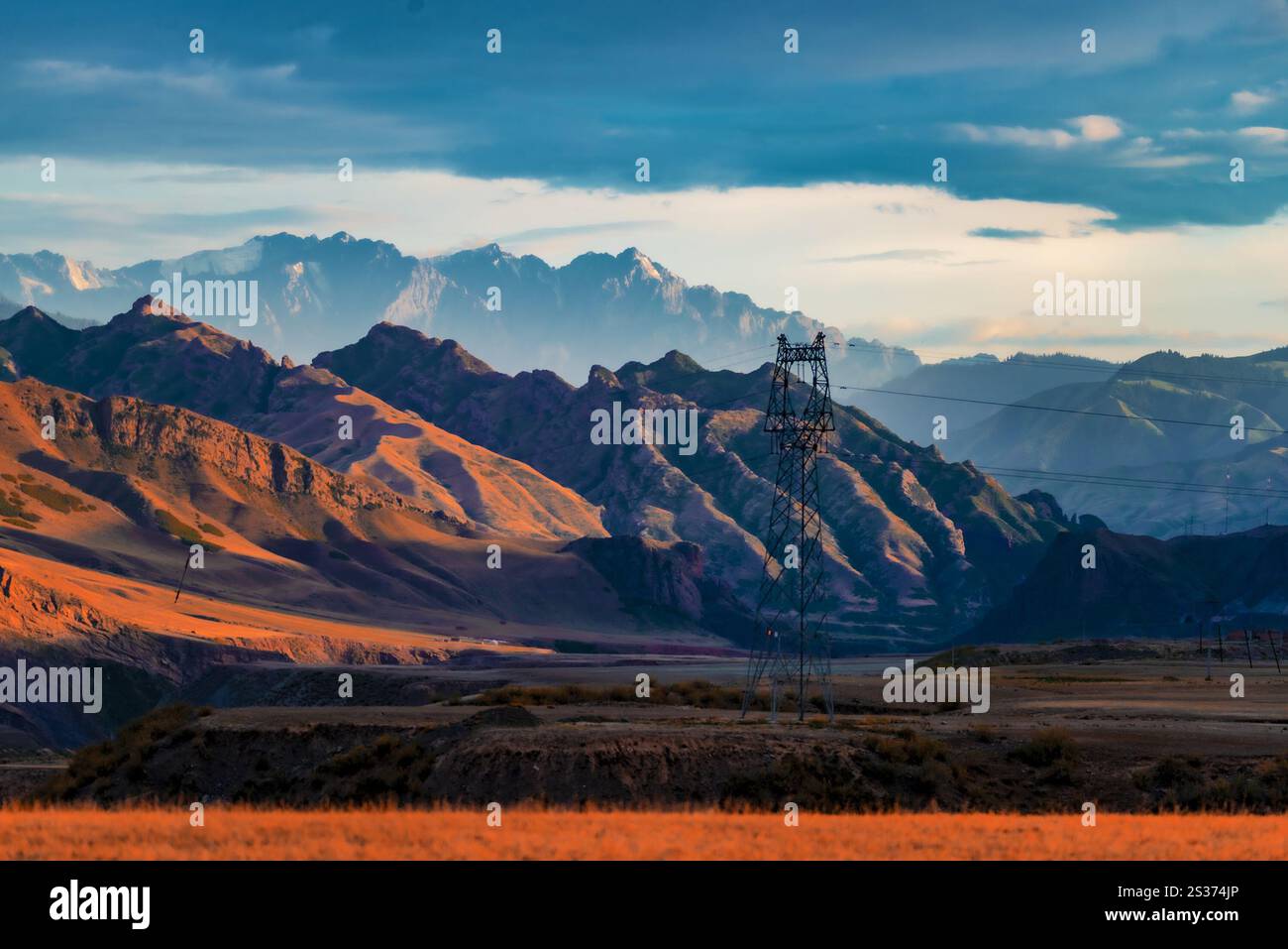 The Danxia landform at the foot of Tianshan Mountain in Changji Hui ...