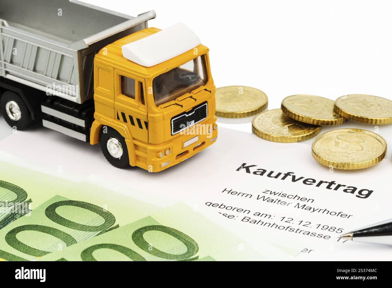 A purchase contract for new lorries. Investing in new vehicles brings ...