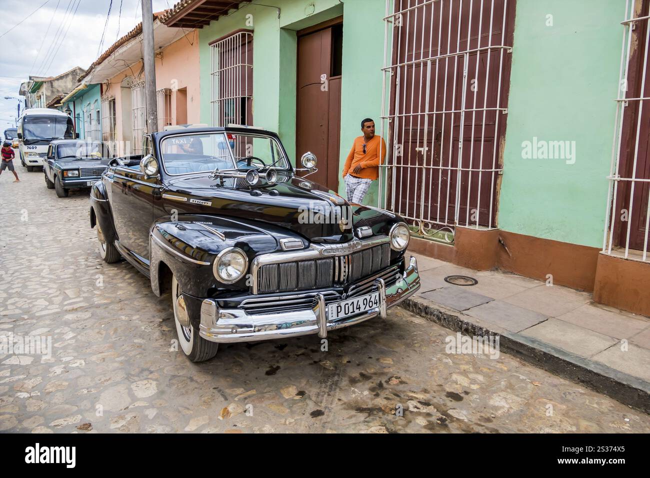 Cuba, Caribbean, South America. Classic cars on the roads of Austria ...