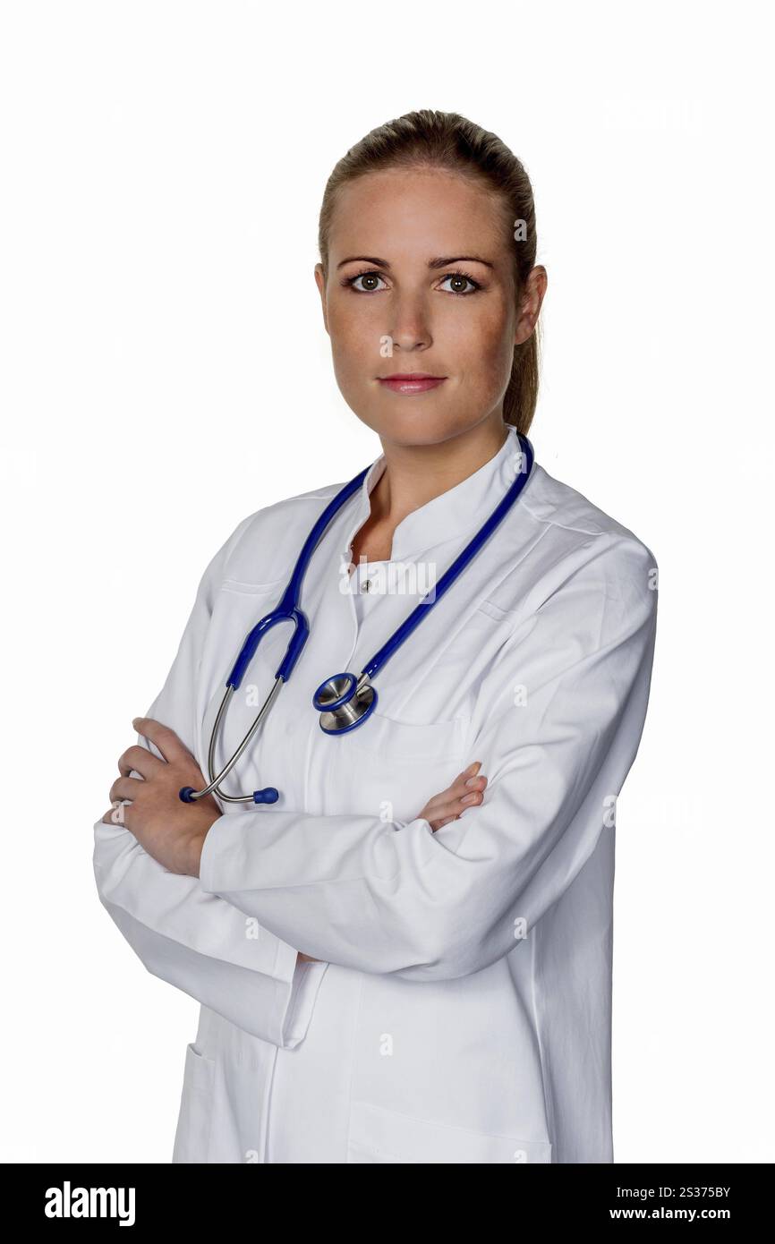 A friendly operating theatre doctor after a successful operation in ...