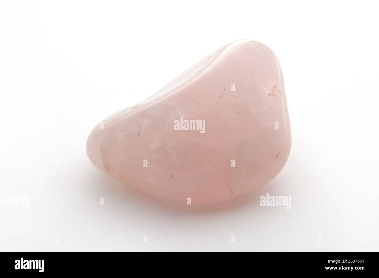 Stock photo of a Rose Quartz - Love - Crystal power gem close-up - The ...