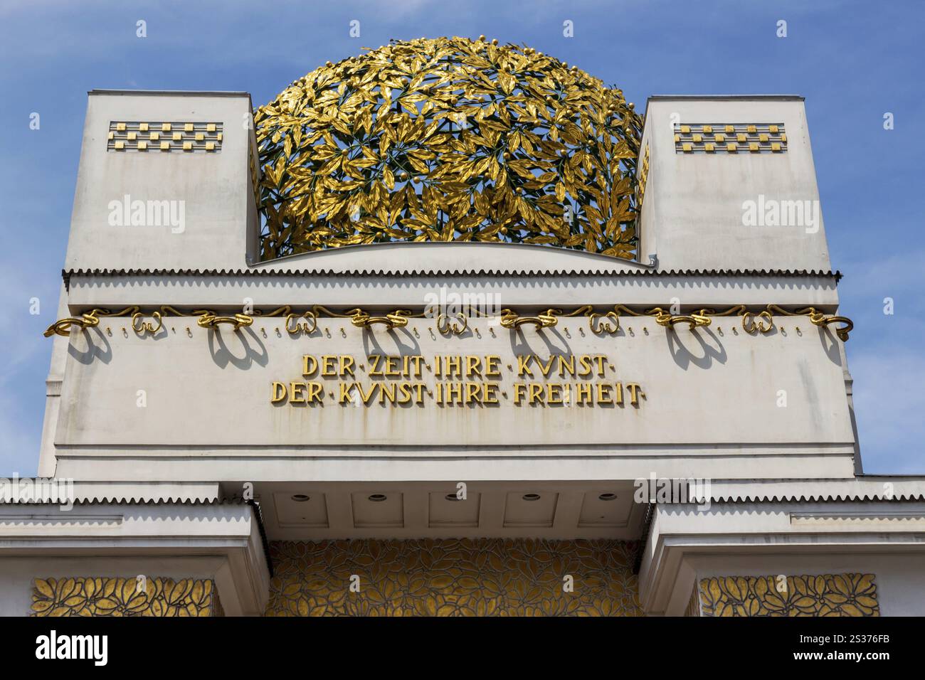 The Secession building by Olbrich in Vienna Austria Stock Photo - Alamy