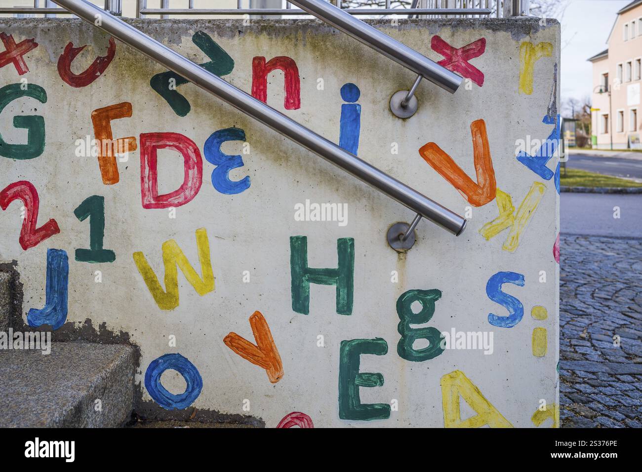 Letters as a symbol for learning, writing, reading, education and ...