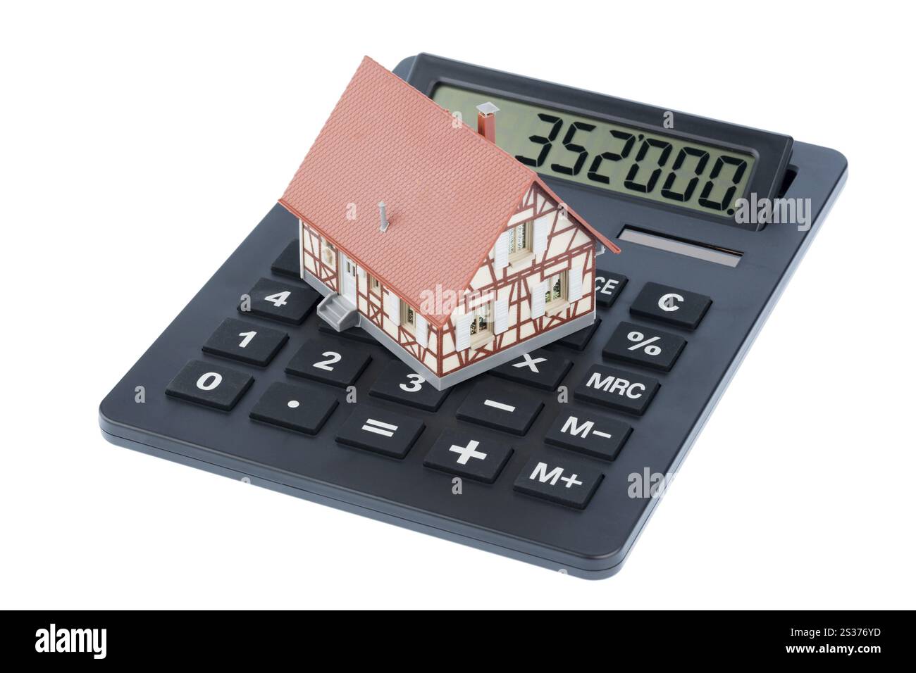 House and pocket calculator Cut Out Stock Images & Pictures - Alamy