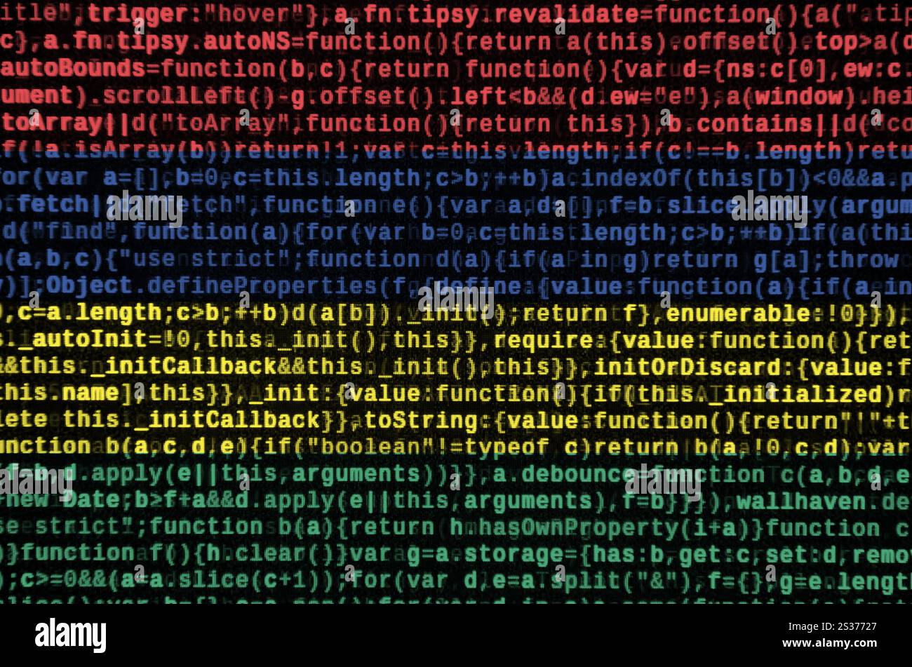 Mauritius flag is depicted on the screen with the program code. The ...