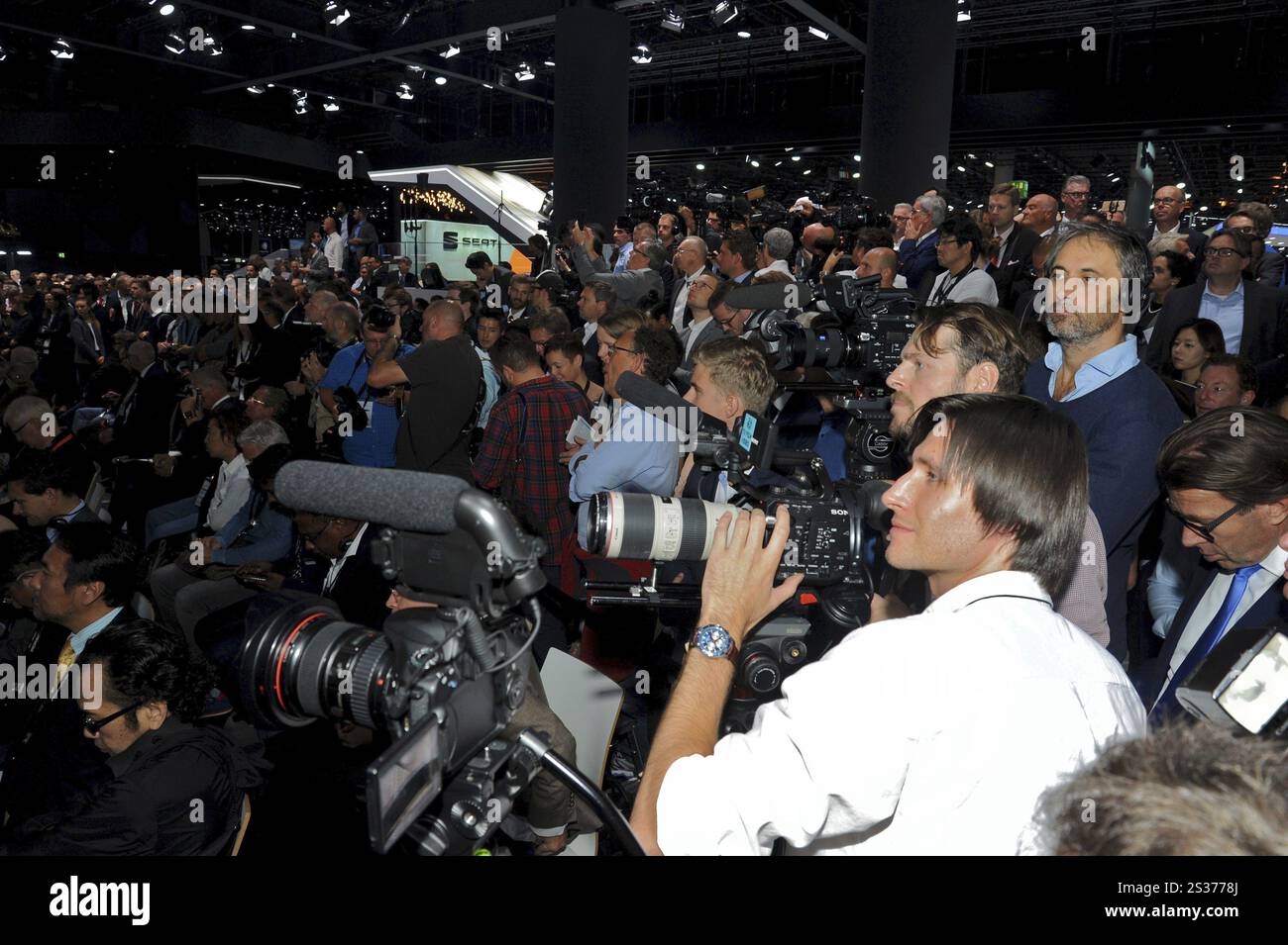Press conference IAA Stock Photo - Alamy