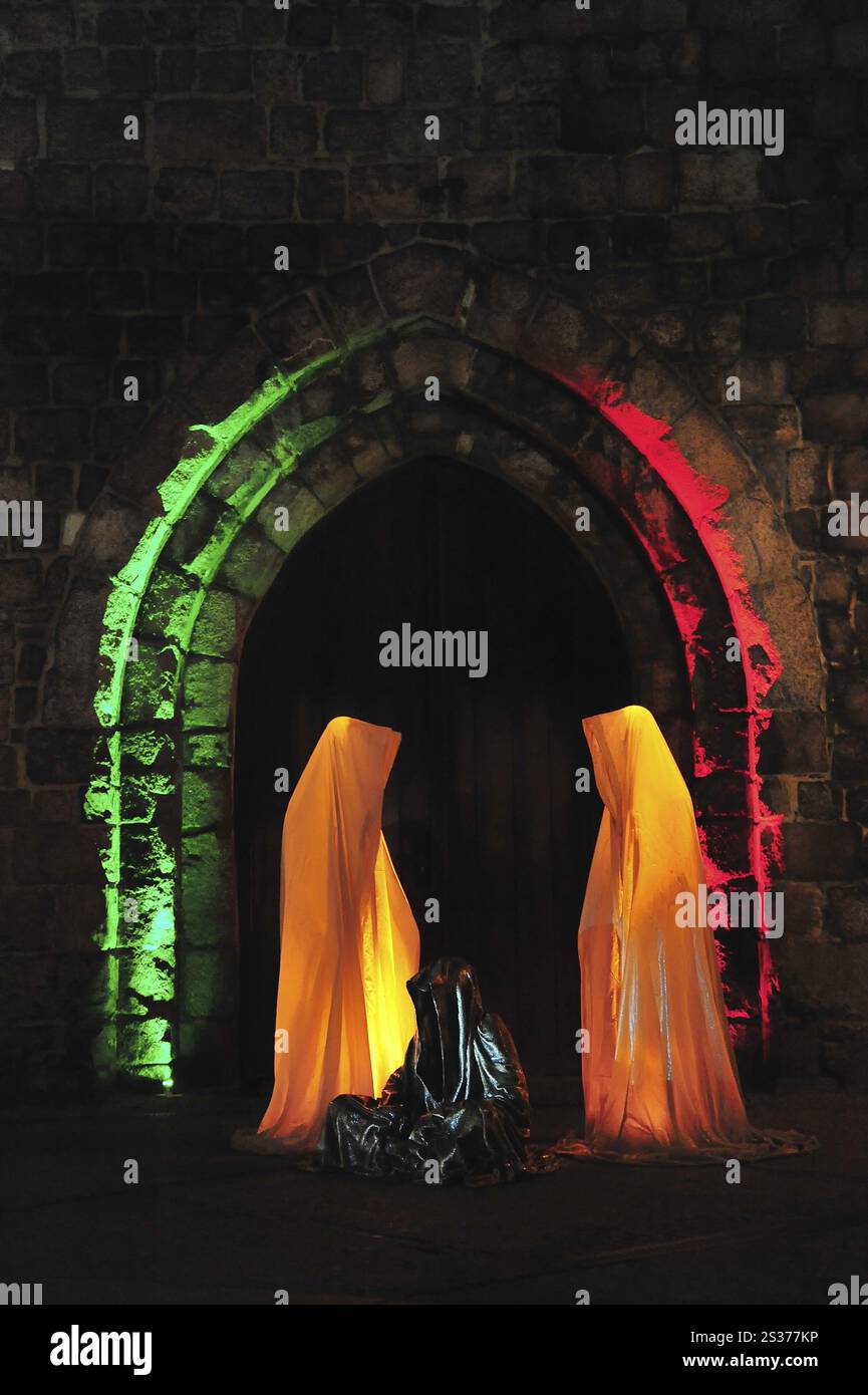 Guardians of Time Installation by Manfred Kielnhofer in Berlin Stock ...