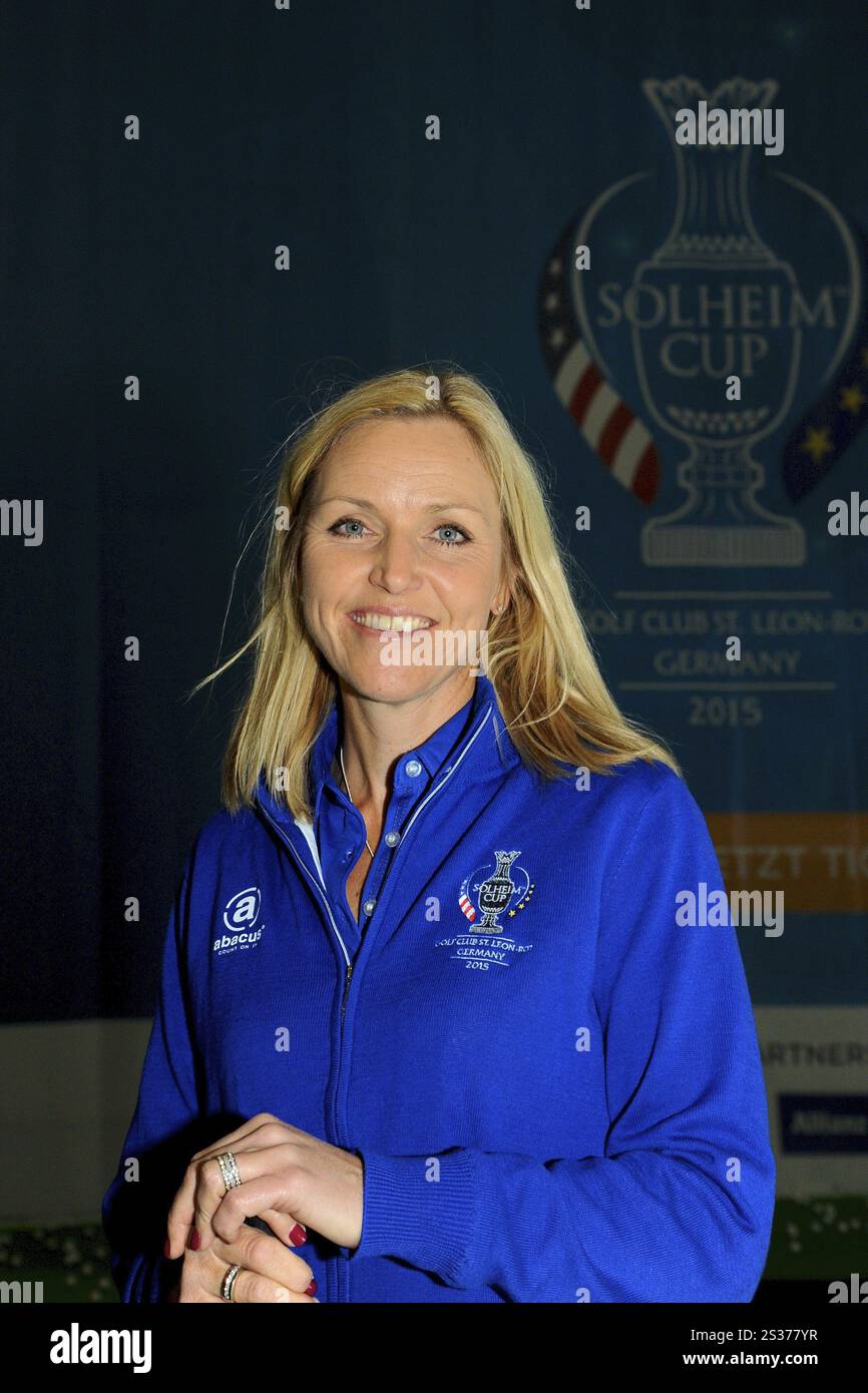 European Golf Ladies Captain Carin Koch Solheim Cup 2015 Stock Photo ...