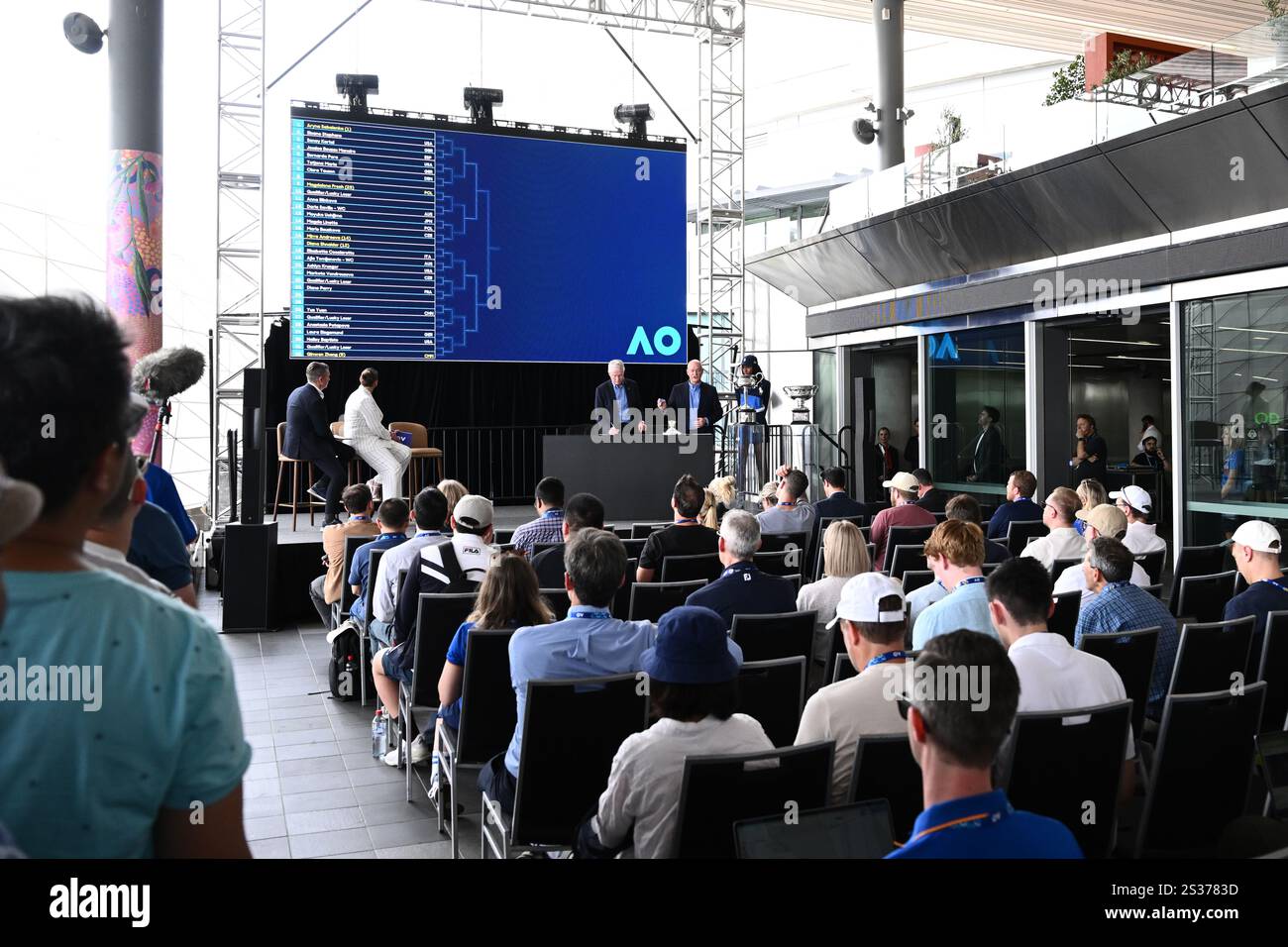 Melbourne, Australia. 09th Jan, 2025. Australian Open referee Wayne ...