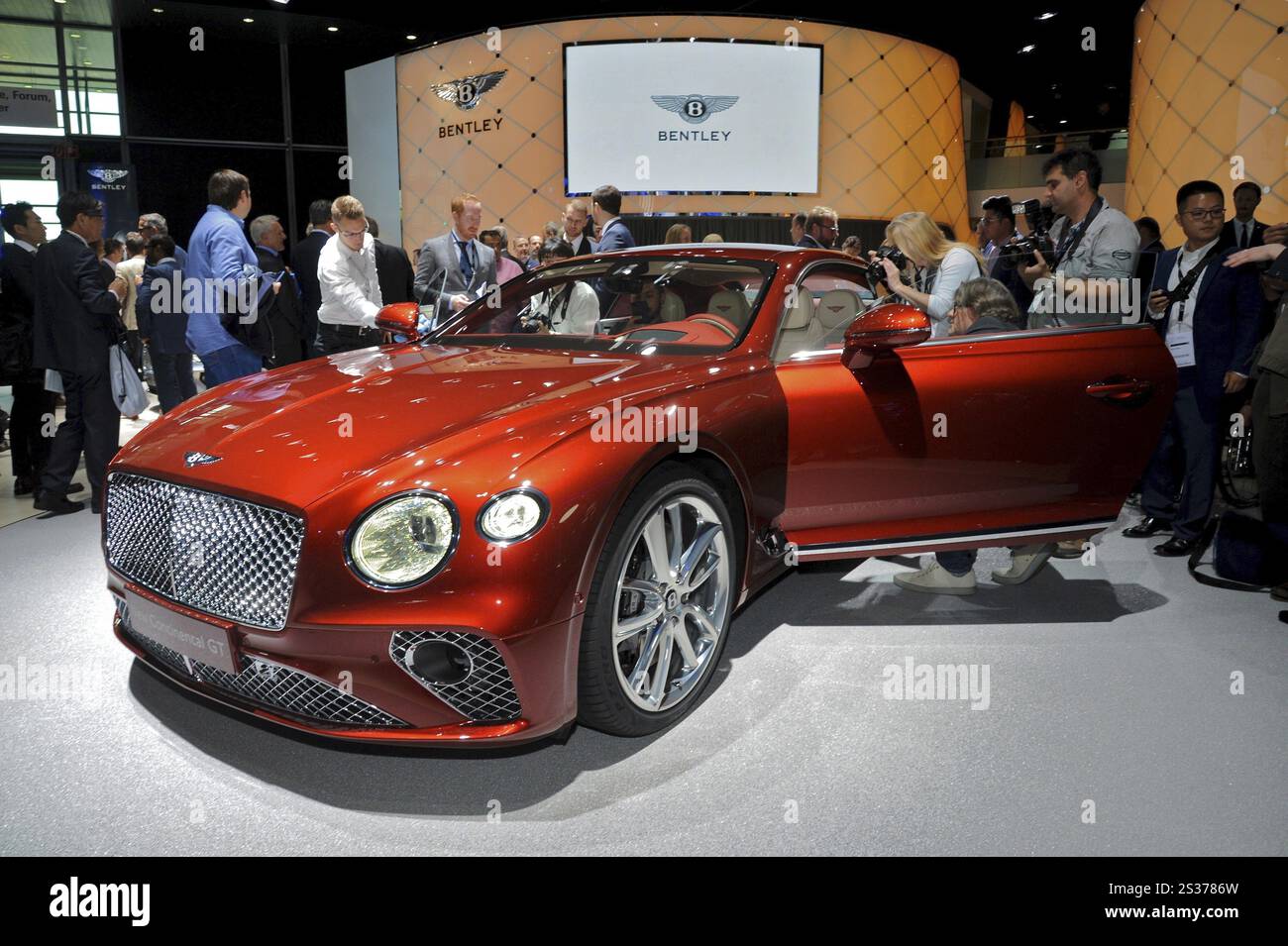 Premiere of Bentley New Continental GT Stock Photo - Alamy