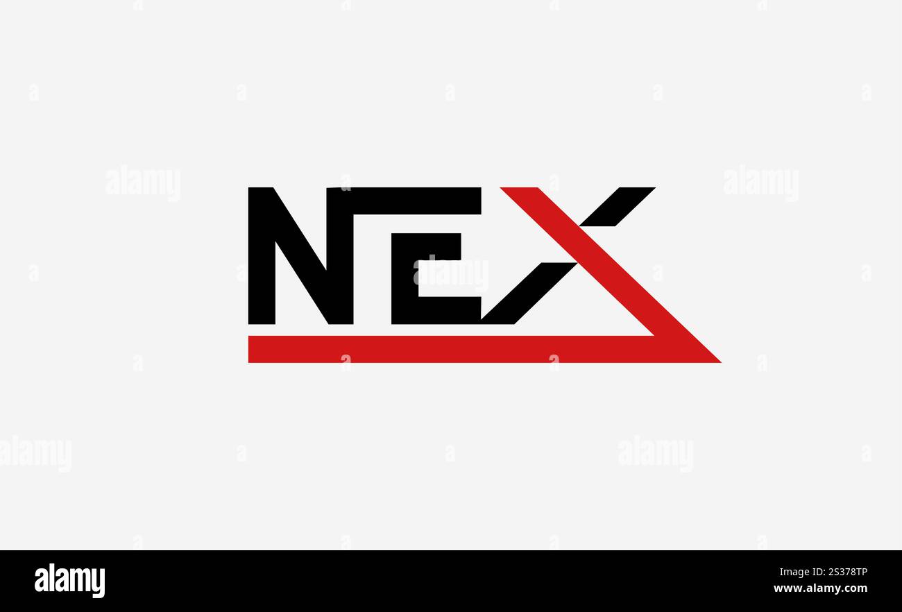 Nex minimalist logo hi-res stock photography and images - Alamy